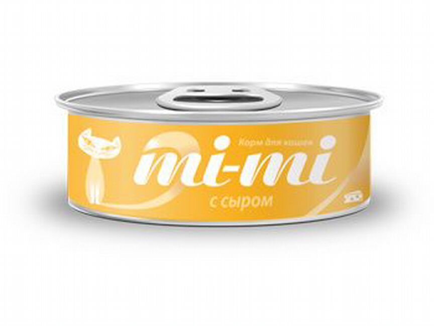 Mi-mi консервы для кошек и котят с кусочками тунца