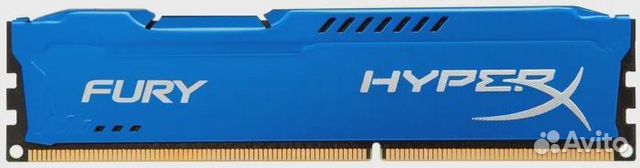 Оперативная память Hyperx Fury Blue Ddr3 4gb купить в Санкт Петербурге