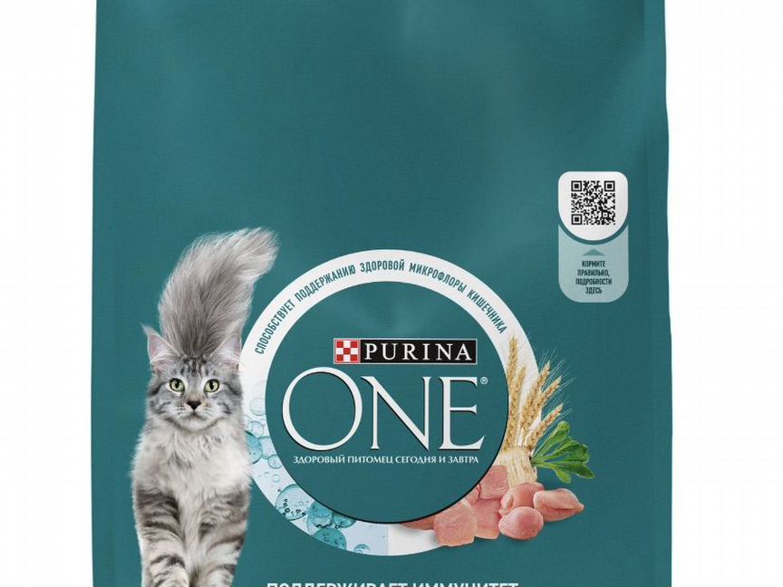 Сухой корм для кошек Purina ONE 750 гр, 3 кг