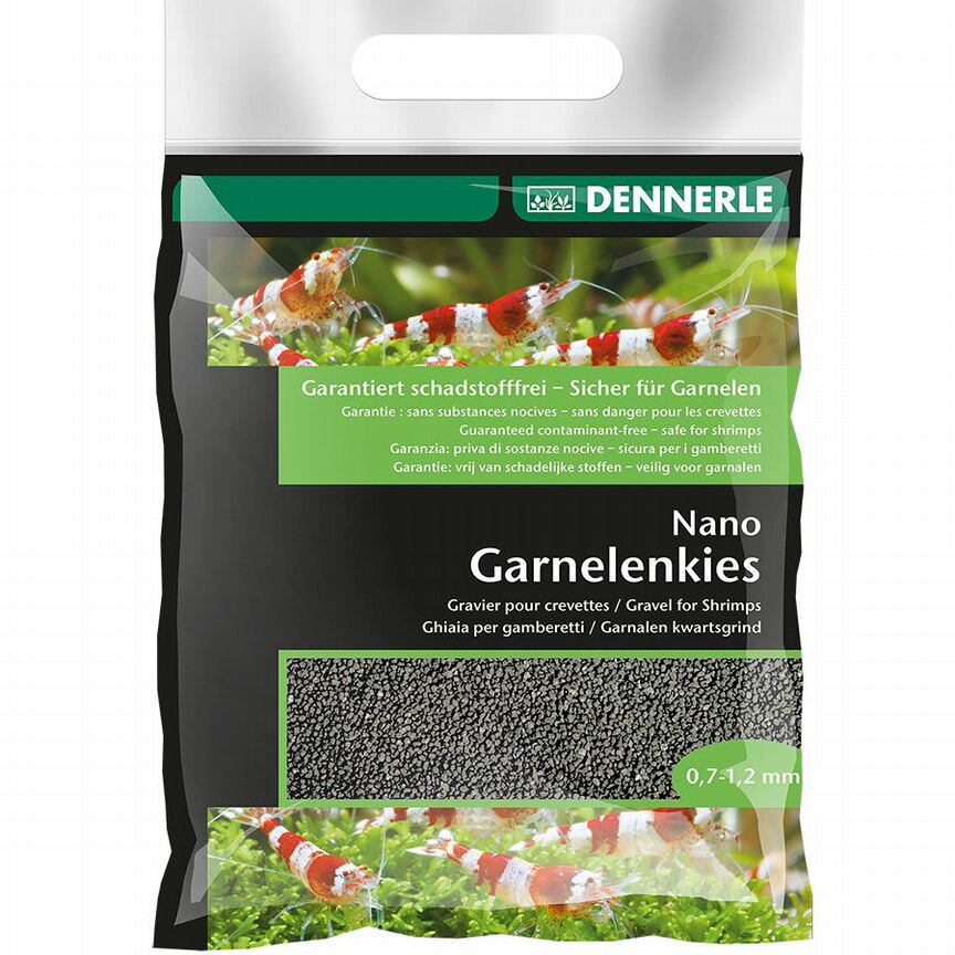 Грунт denerle Nano Garnelkies Сулавеси чёрный 4 кг