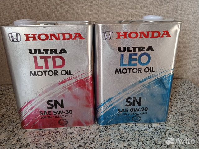 Моторное масло Honda Ultra Leo LTD 5w30 0w20 4л купить в Москве 08217 ...