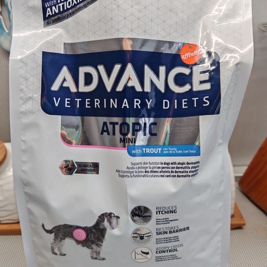 Сухой корм для собак Advance VetDiet atopic