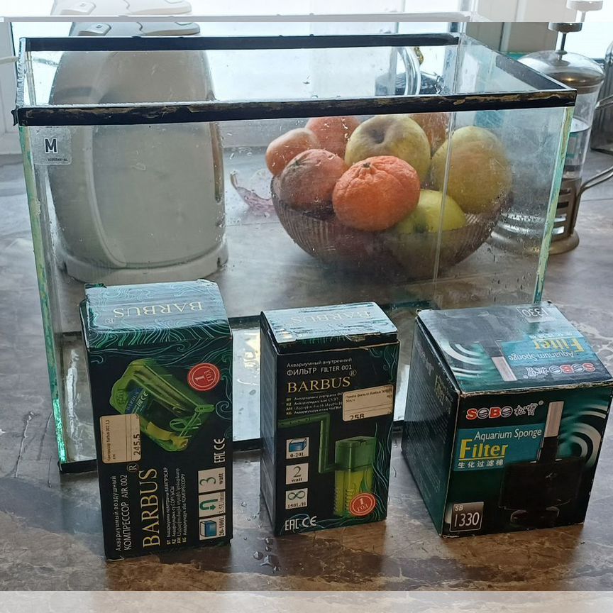 Аквариум с фильтрами