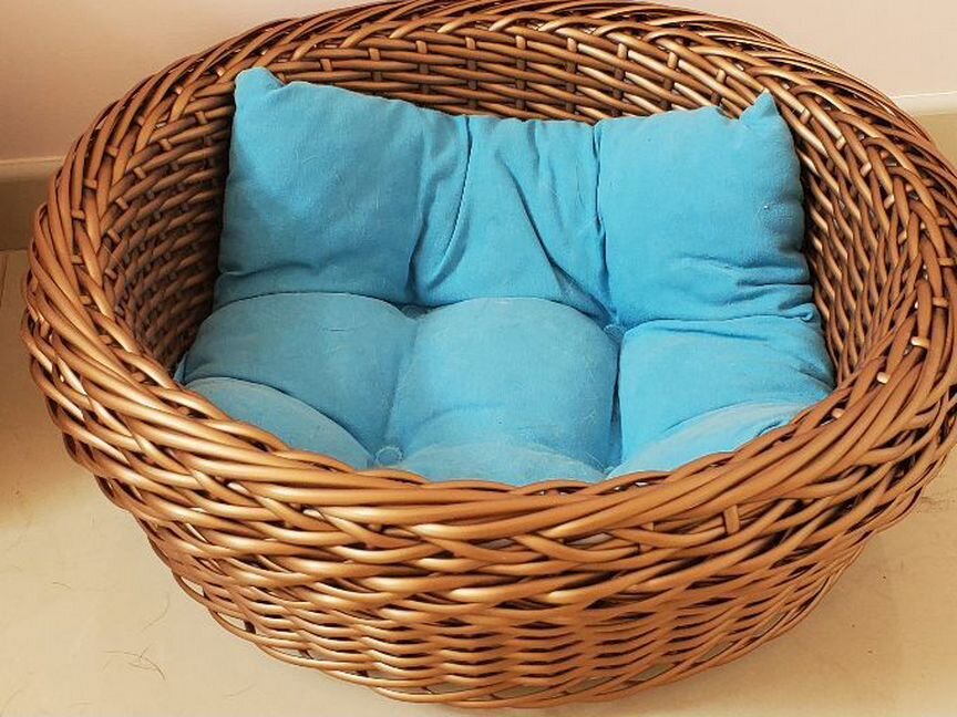 Лежанка для животных из ротанга