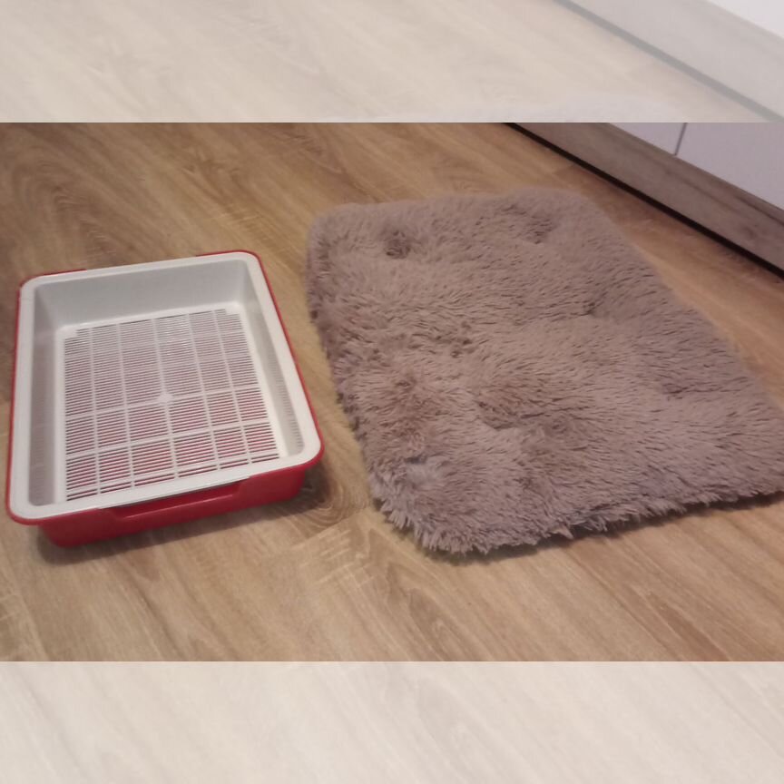 Лежанка для животных и лоток