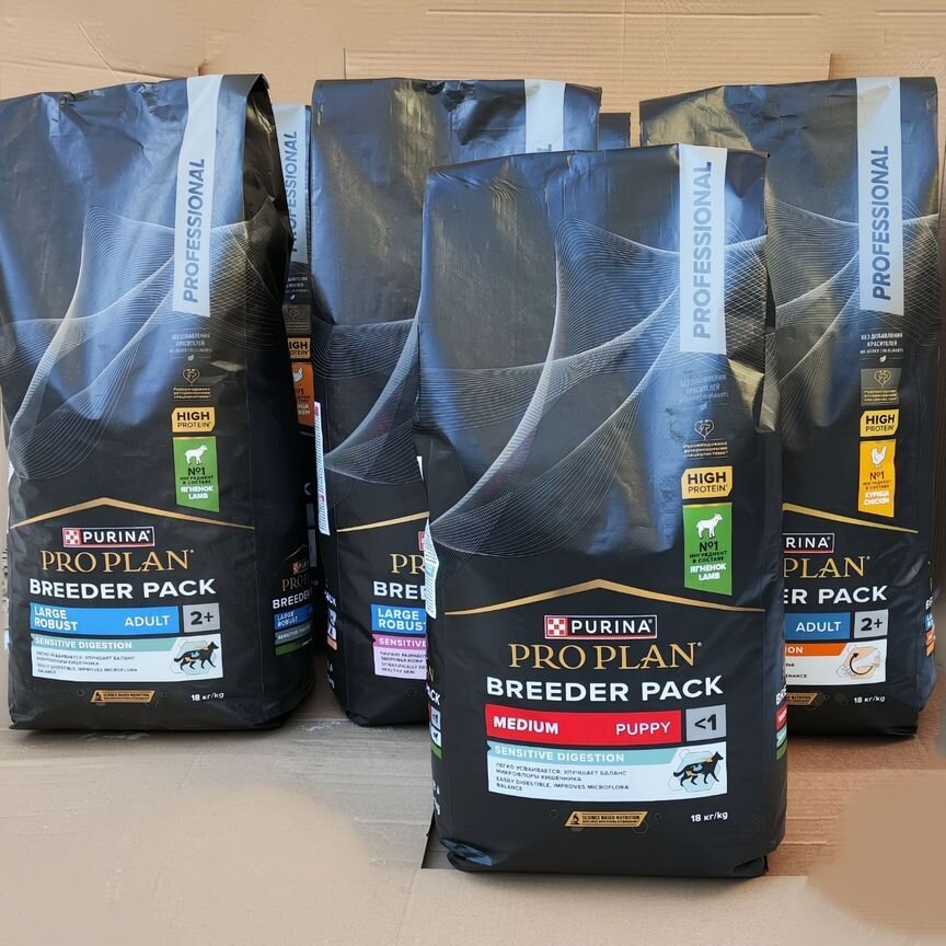 Корм Проплан для средних пород ягненок 18 кг