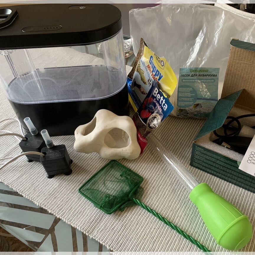 Аквариум 2 литра   аксессуары