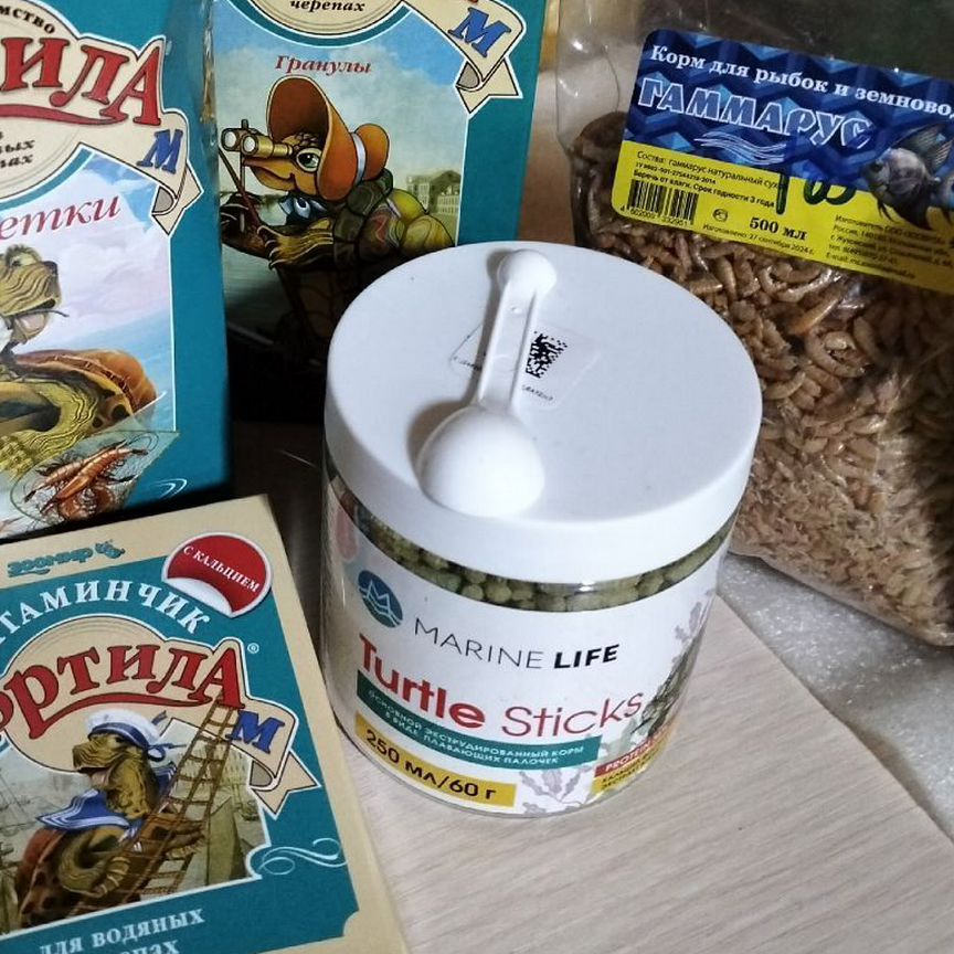 Корм для красноухих черепах