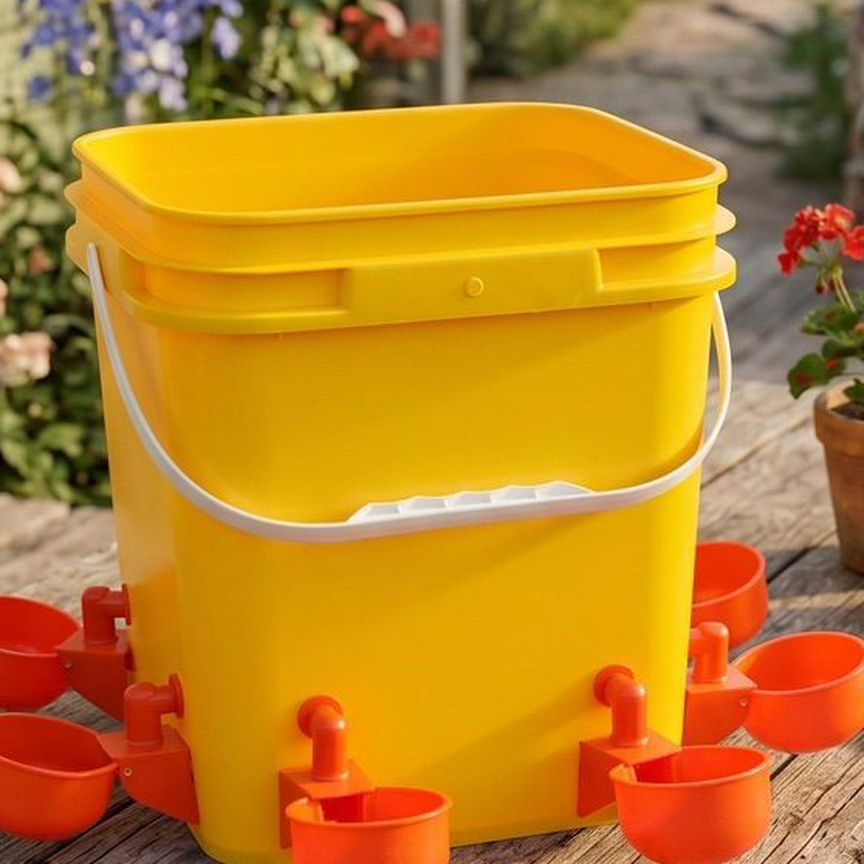 Автоматическая поилка для птиц новая