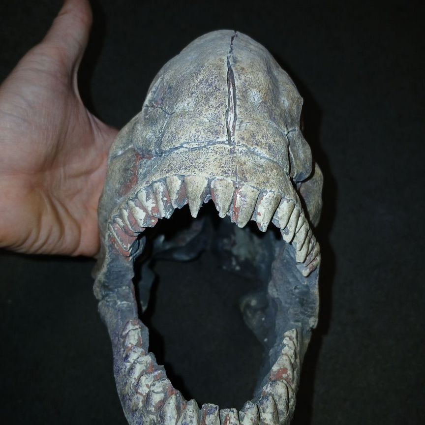 Фигурка скелет рыбы бу