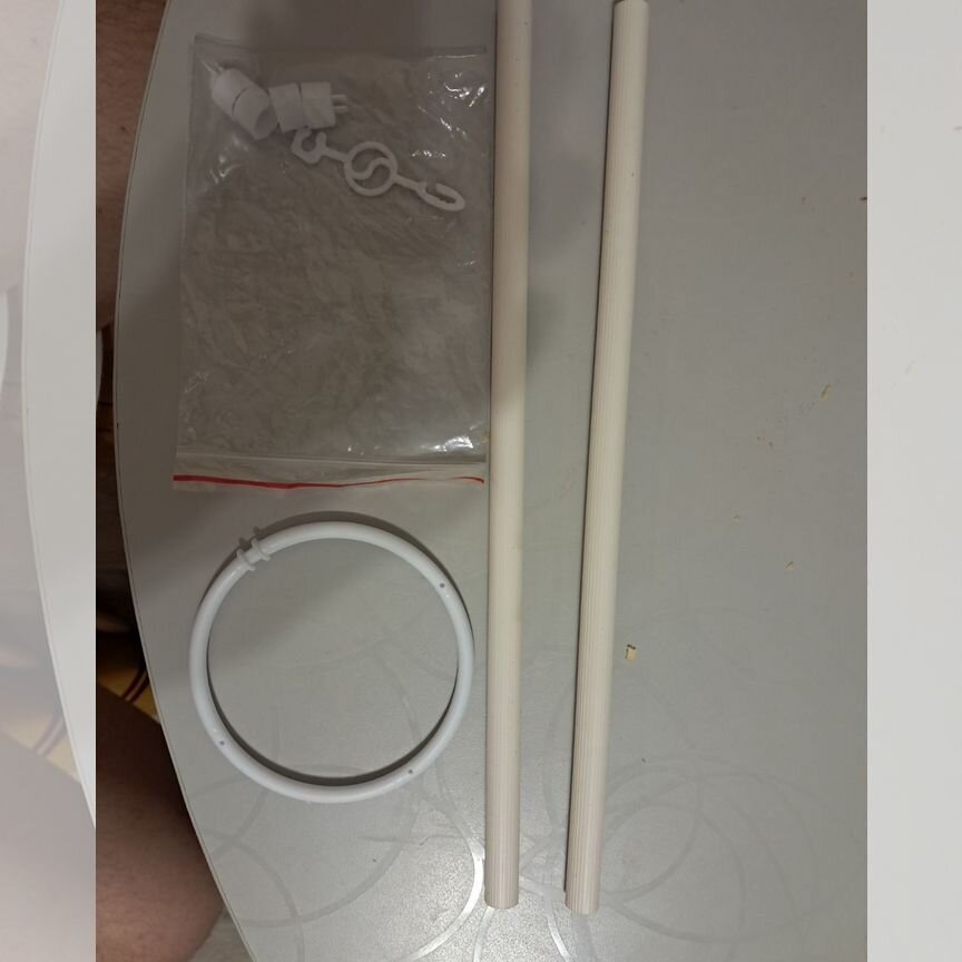 Жердочка для попугая и качели кольцо