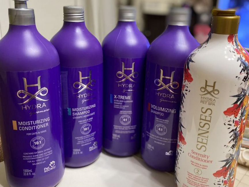 Шампунь и конд-р для собак, кошек Hydra (Гидра)