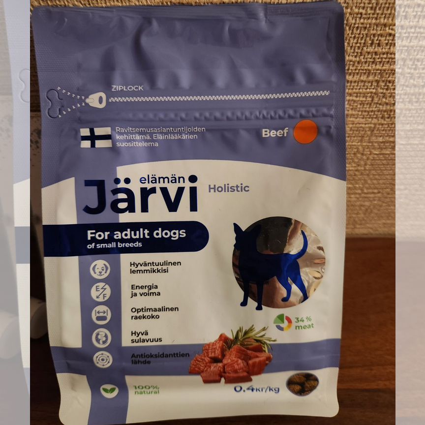 Корм для собак Jarvi 400 грамм, закрытый