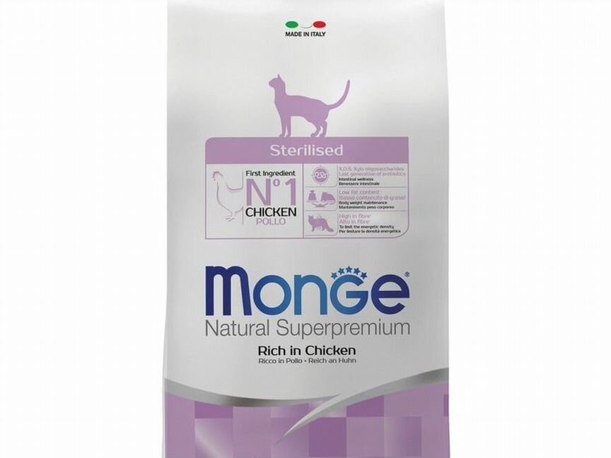 Сухой корм для кошек Monge Cat Daily Line