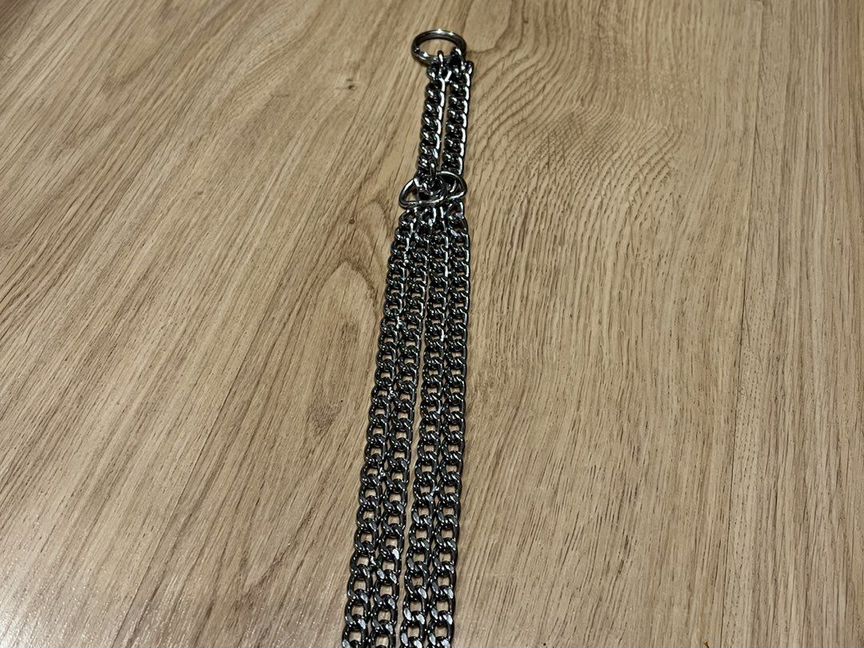 Ошейник удавка для собак хромированная сталь