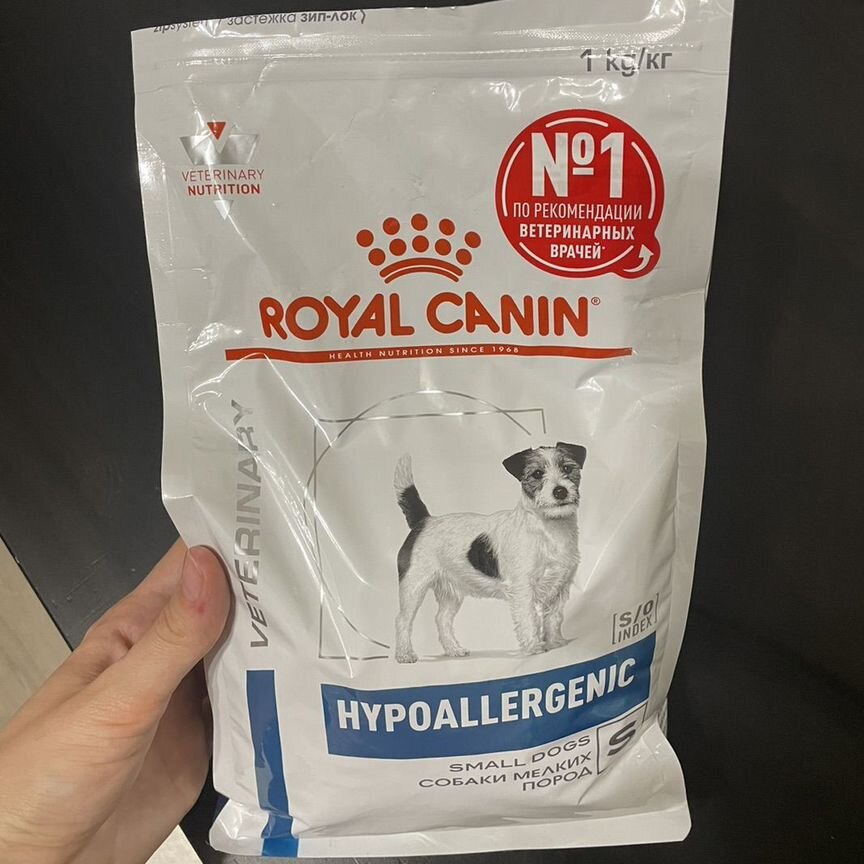 Корм для собак royal canin гипоаллергенный 1 кг