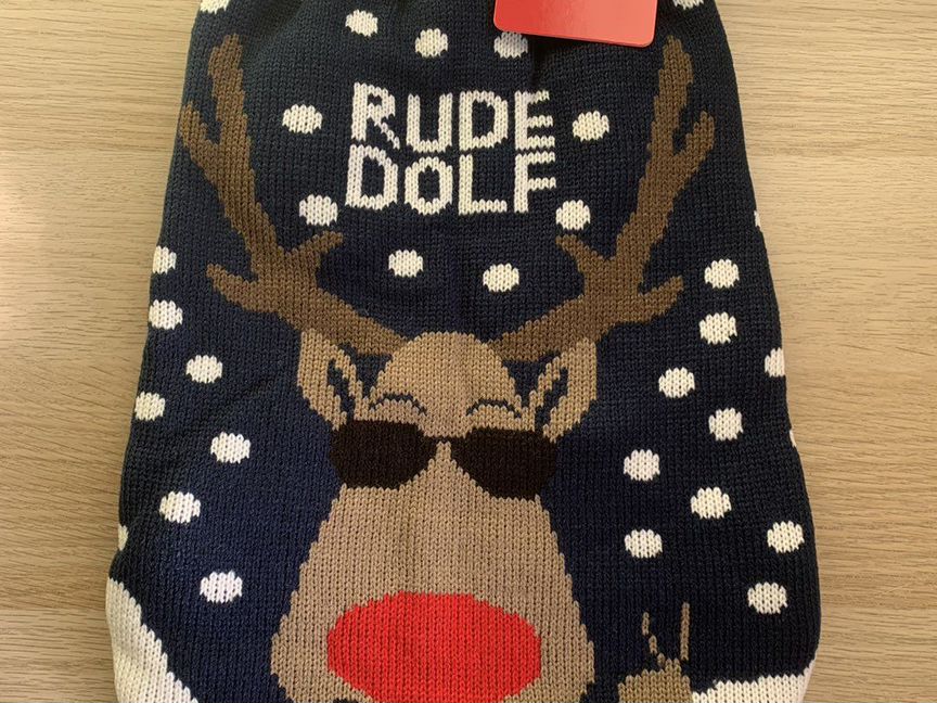 Теплый свитер для собаки/крупной кошки