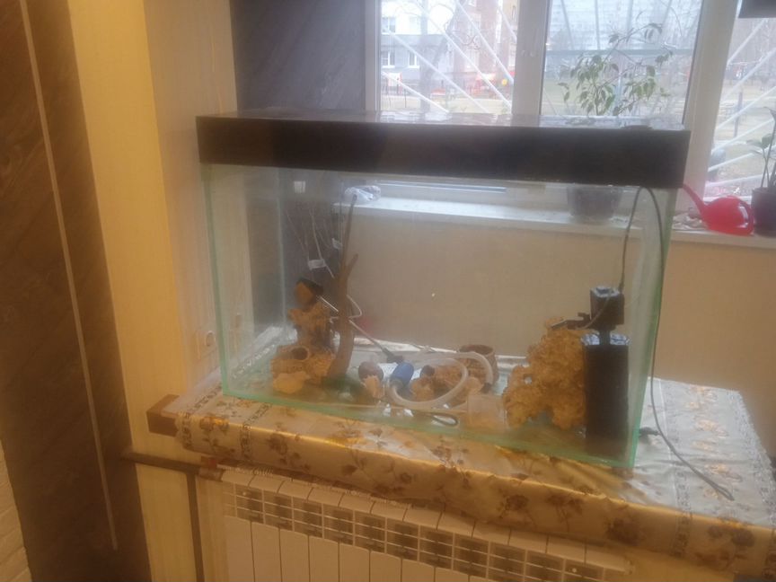 Аквариум с тумбой бу