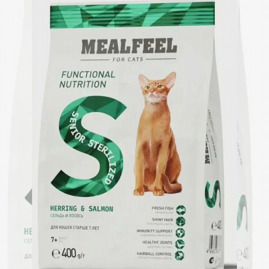 Mealfeel Senior Sterilized Сухой корм для кошек