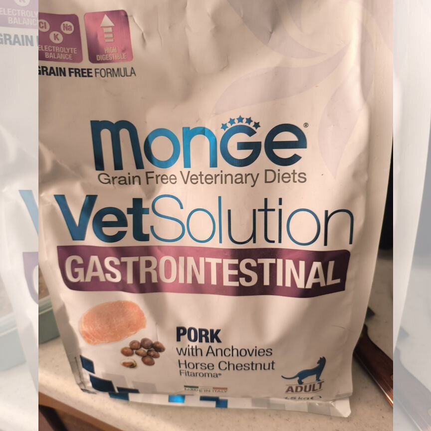 Сухой корм для кошек monge gastrointestinal