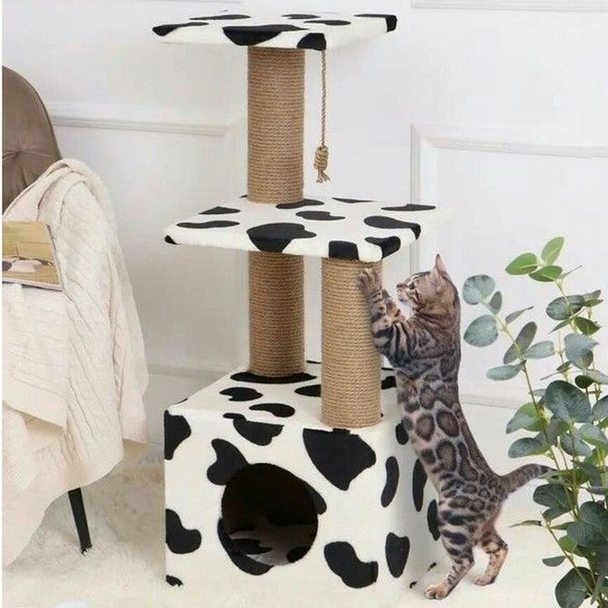 Когтеточка домик для кошки