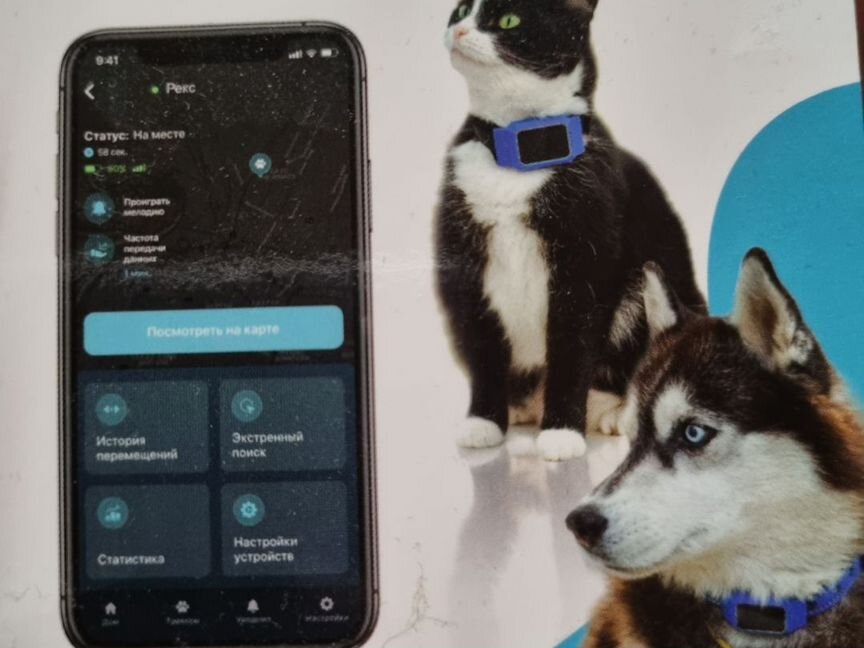 GPS трекер для собак Petsee