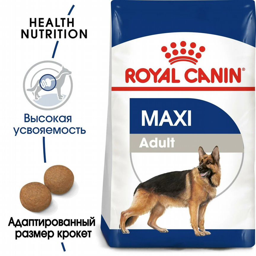 Корм Royal Canin Макси Эдалт 15кг