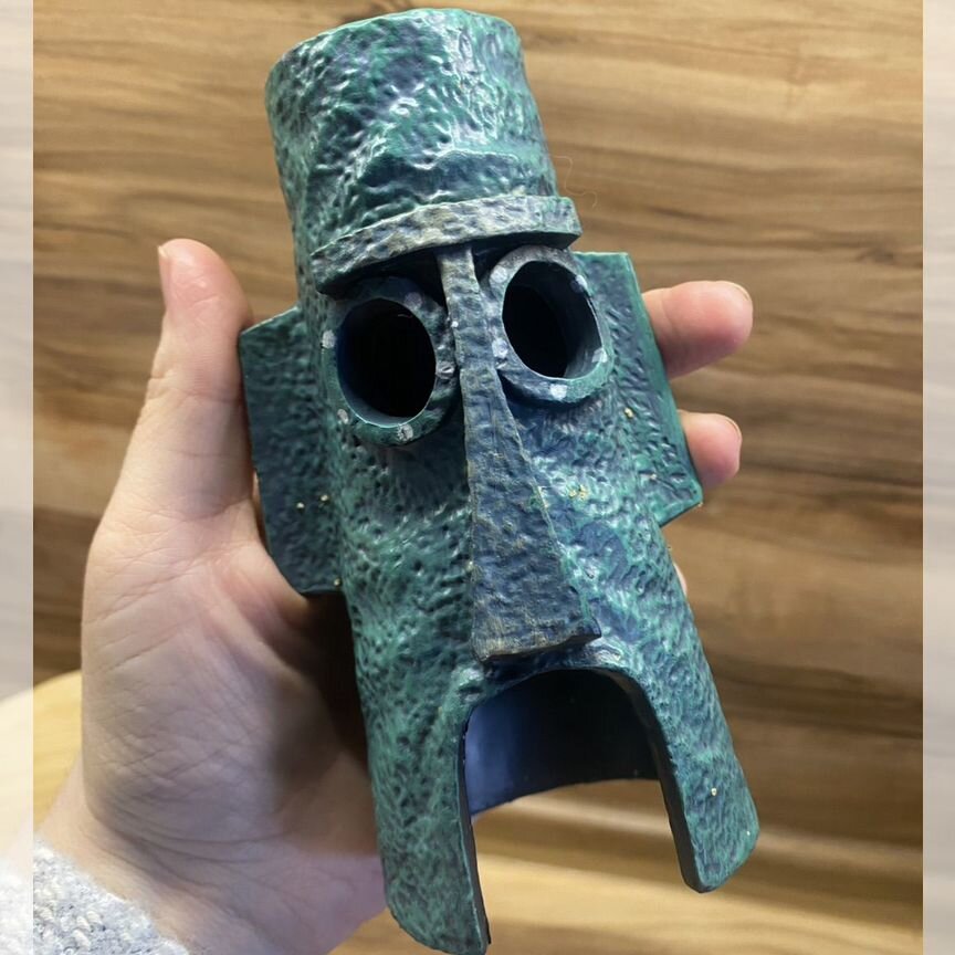 Декор в аквариум сквидвард