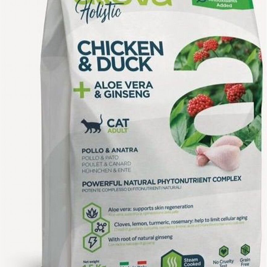 Корм для кошек alleva holistic