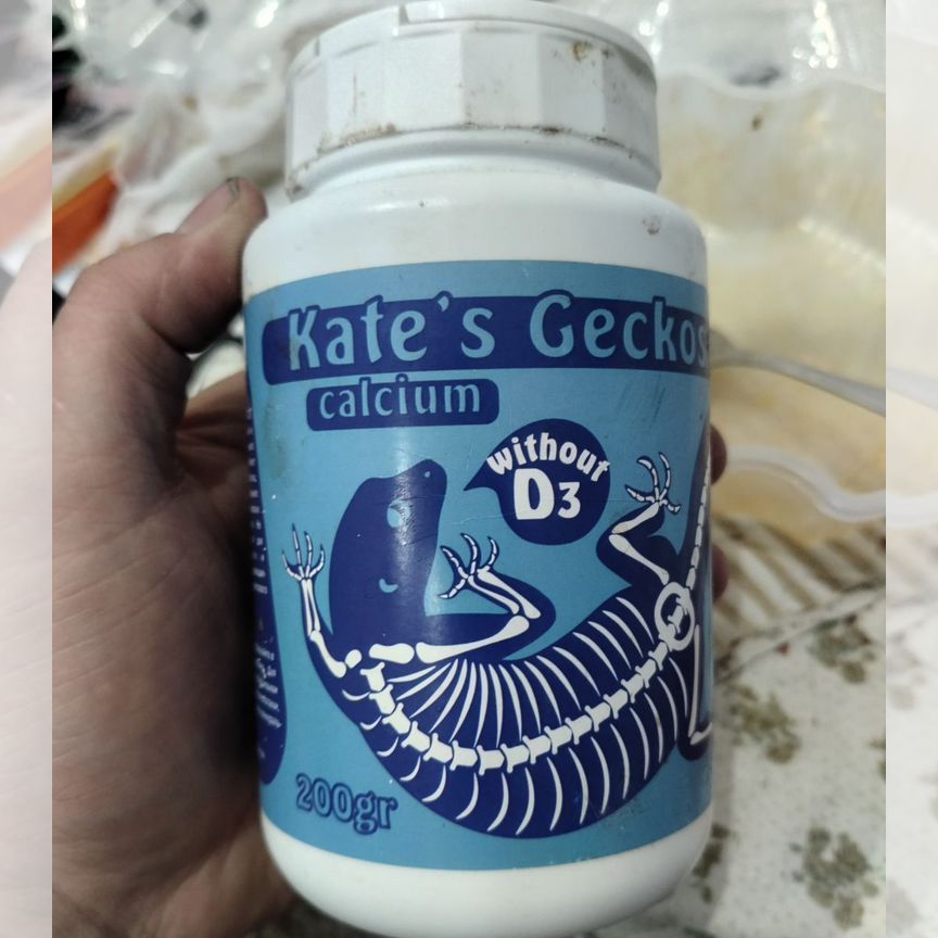 Kate's geckos lab кальций и витамины для рептилий