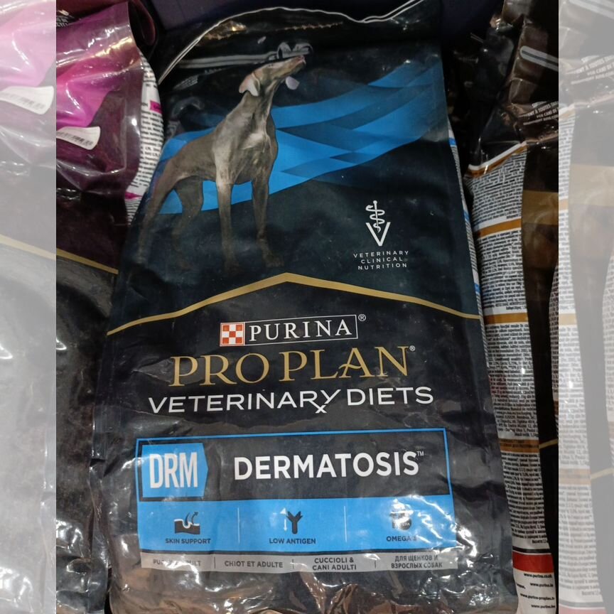 Сухой корм для собак pro plan dermatosis