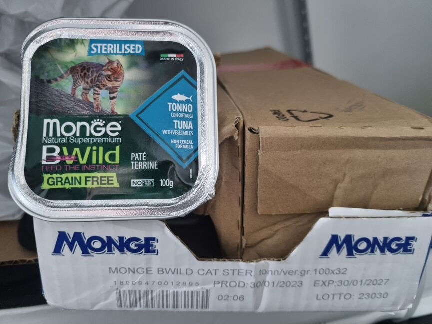 Влажный корм для кошек Monge