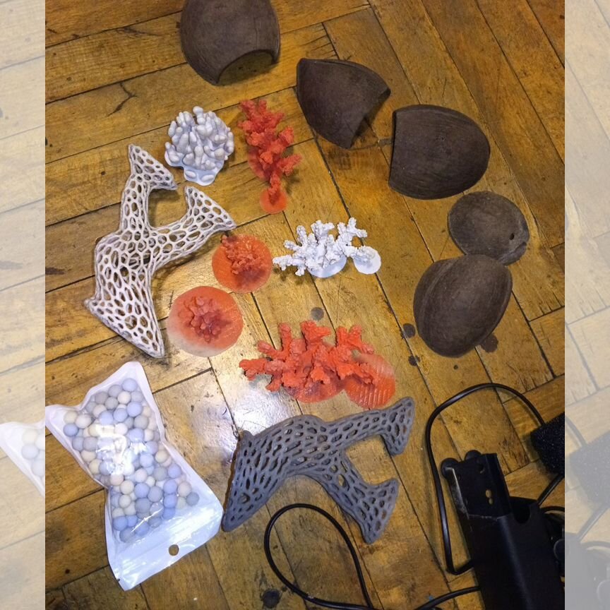 Набор декора для аквариума  фильтр