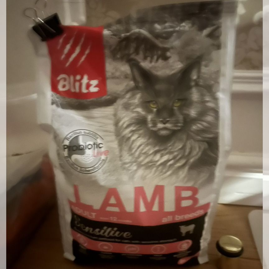 Корм для кошек сухой blitz 2 кг