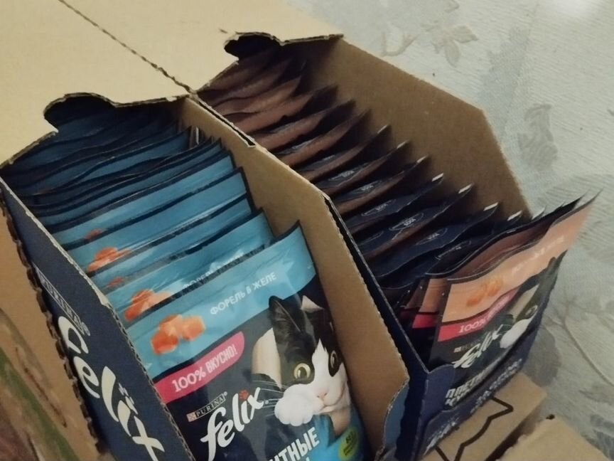 Влажный кошачий корм Felix, Kitekat, Perfect Fit