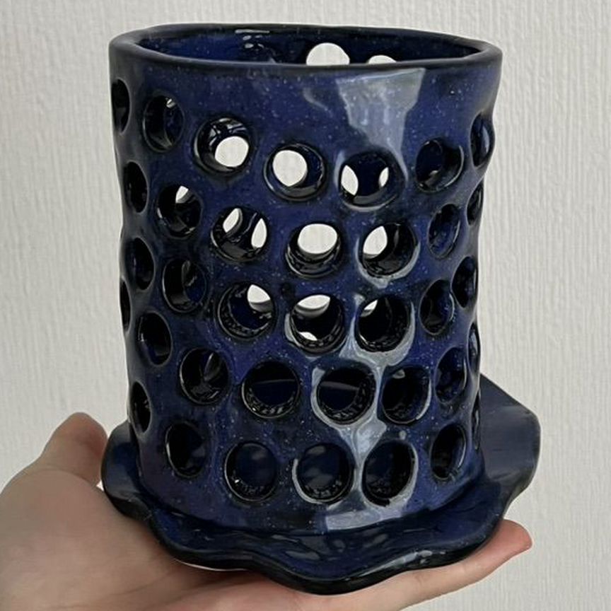 Подсвечник из керамики