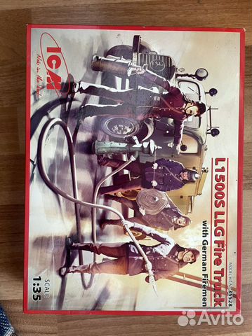 ICM 35528 Пожарная машина L1500S LLG с германскими купить в Москве ...