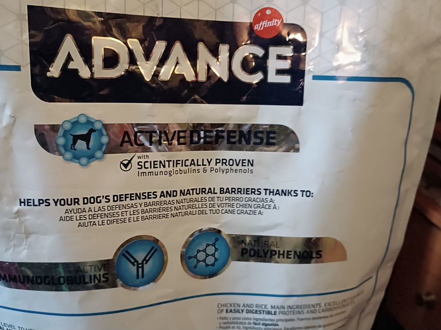 Корм для собак Advance 18 + 9 кг