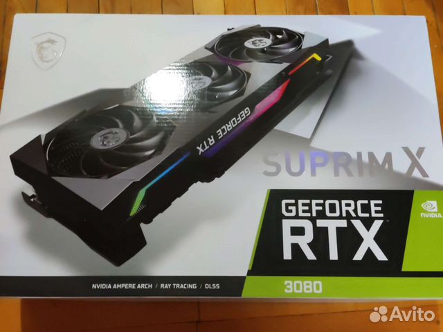 Msi rtx 3080 supreme x 10gb купить в Ставрополе | Электроника | Авито