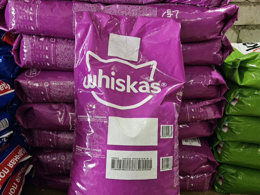 Корм для кошек whiskas 13.8 кг