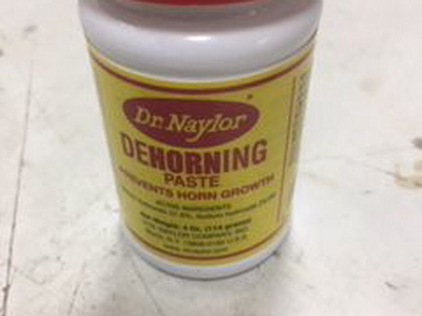 Паста для предупреждения роста рогов у телят