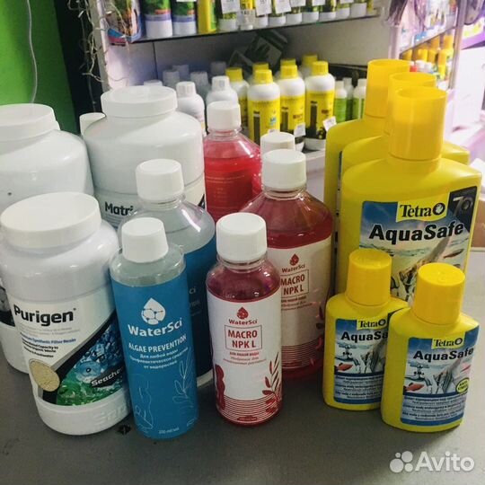 Аквариумные удобрения и средства для воды
