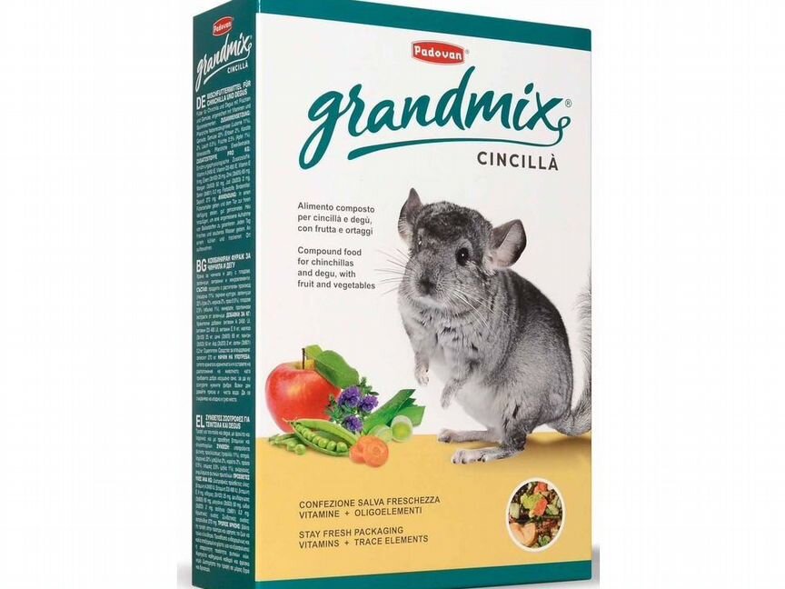 Padovan Cincilla GrandMix корм для Шиншилл и Дегу