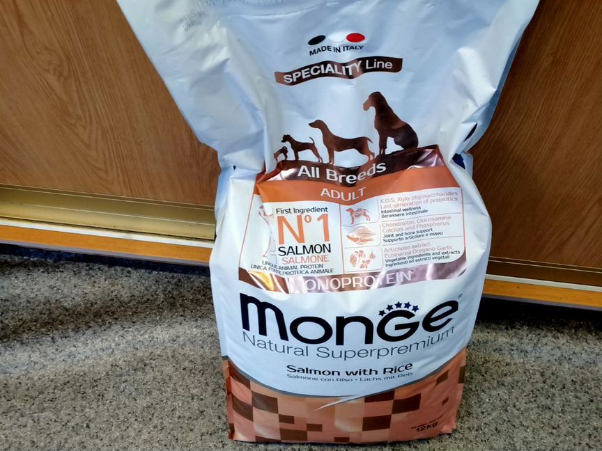 Корм для собак monge 12 кг