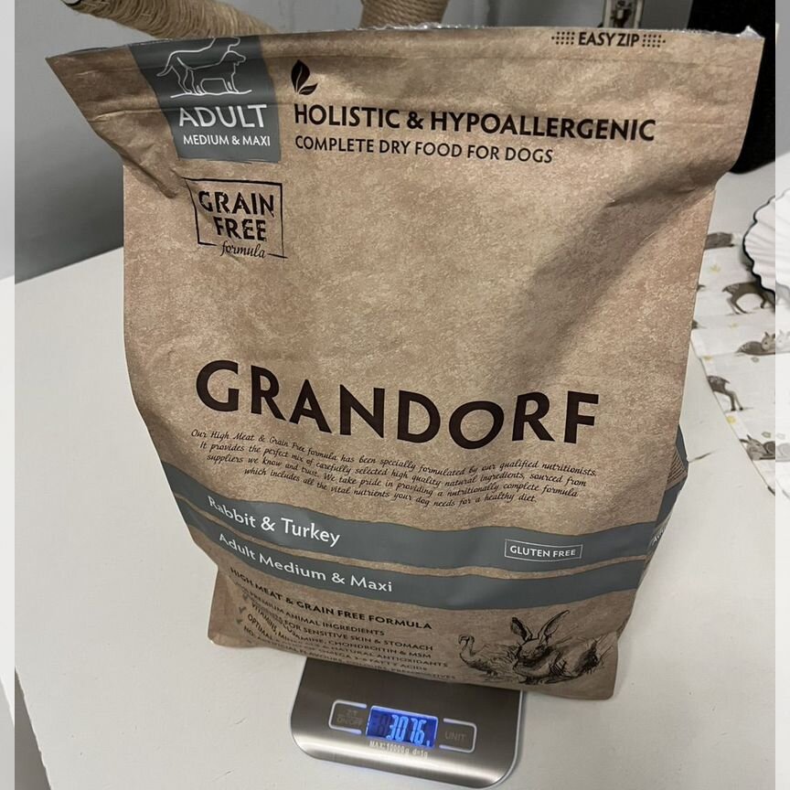 Корм для собак Grandorf 3 кг - кролик с индейкой
