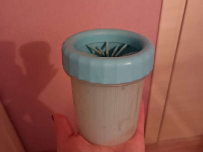 Лапомойка для собак, складная миска