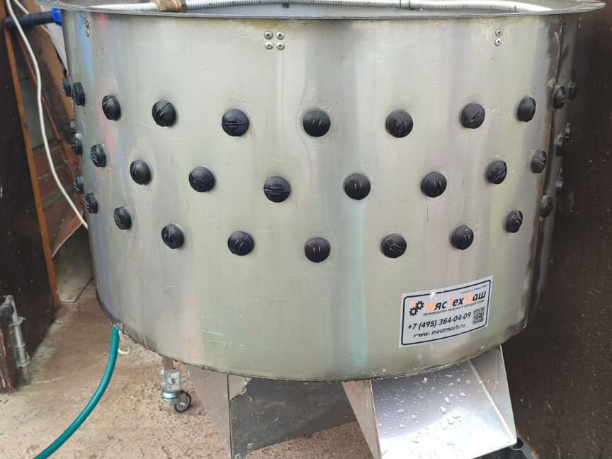 Перосъемная машина для бройлеров, индюков, гусей