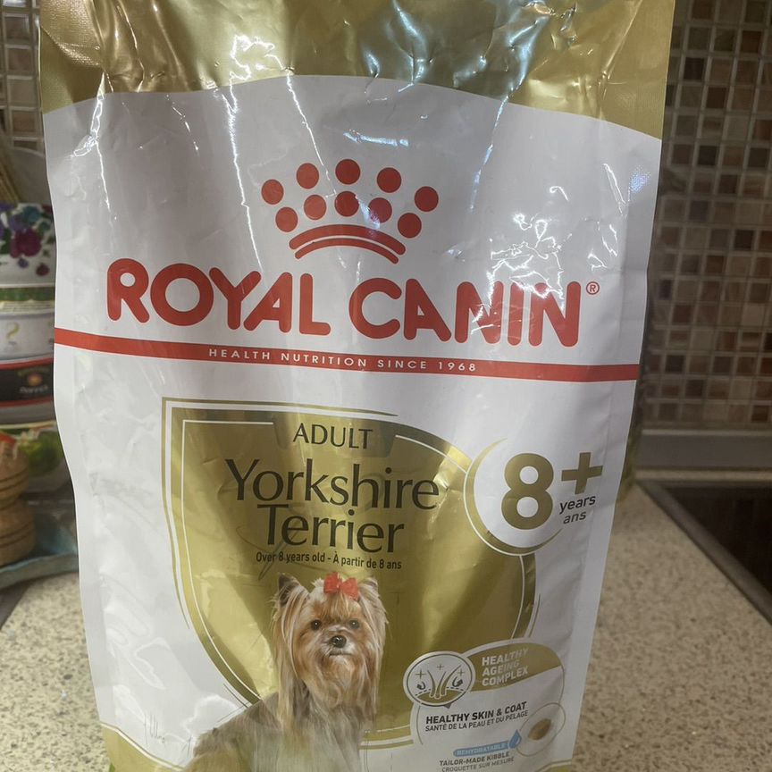 Корм для собак royal canin yorkshire terrier 8+