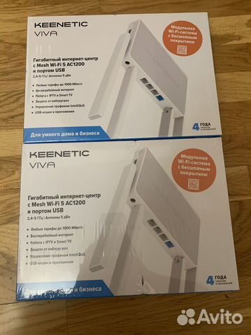 Wi-Fi роутер Keenetic Viva KN-1912 купить в Москве | Электроника | Авито