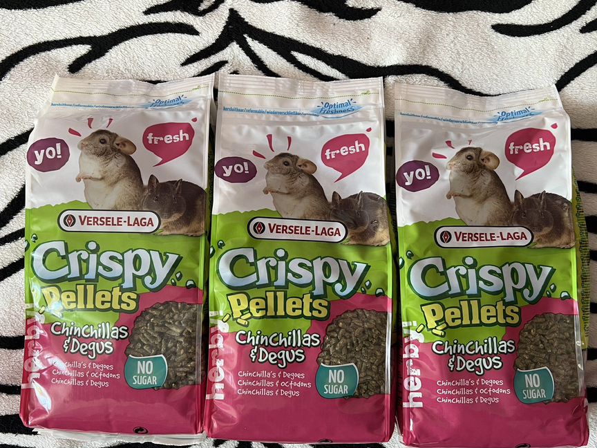 Versele-laga Crispy pellets chinchilla & Degu